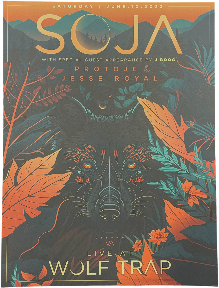 Wolf Trap Poster – SOJA Gear