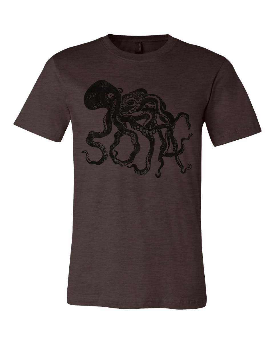 Octopus Tee (Heather Brown) – SOJA Gear